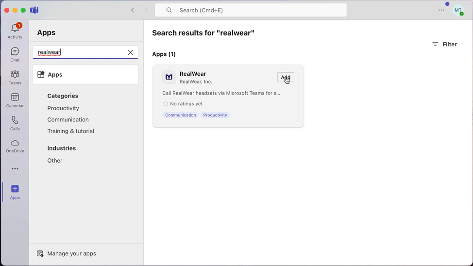 Collaborate - Installing Microsoft Teams Plug-in