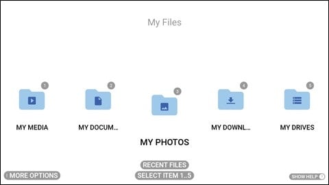 My Files Overview