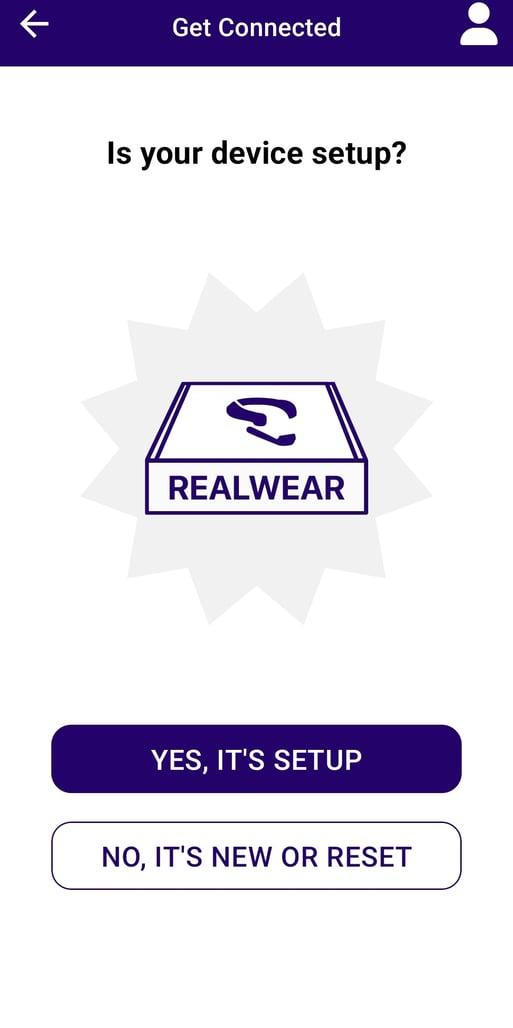 Set Up Your Device with RealWear One