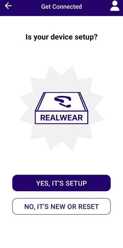 Set Up Your Device with RealWear One
